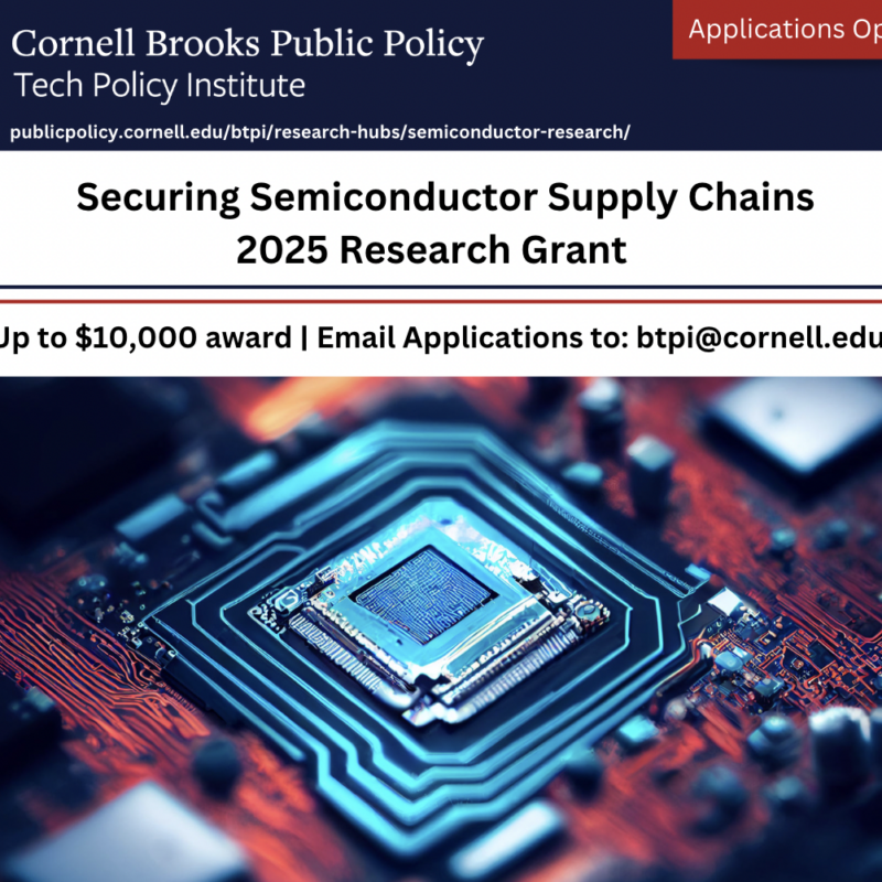 Semiconductor Research - Cornell Brooks Public Policy