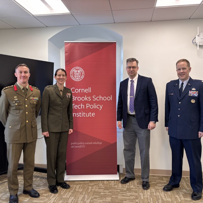 BTPI hosts officers from the US Army War College - Cornell Brooks ...